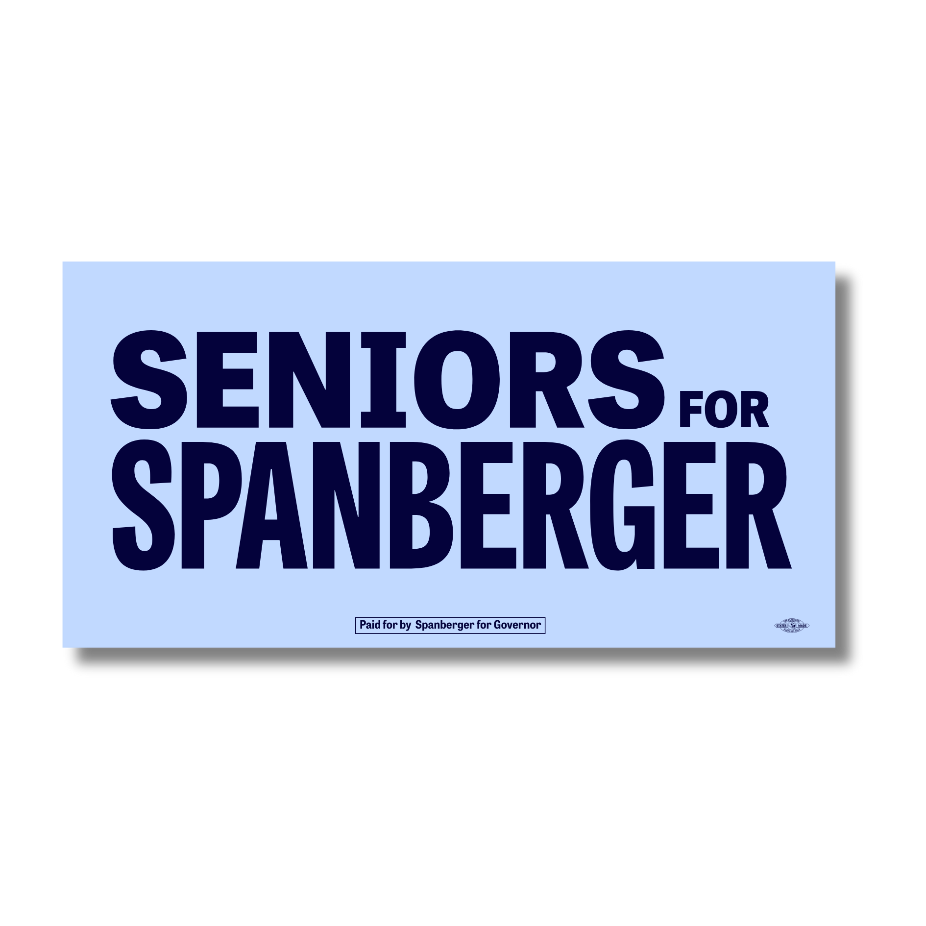 Seniors for Spanberger Bumper Sticker – Store | Abigail Spanberger For ...